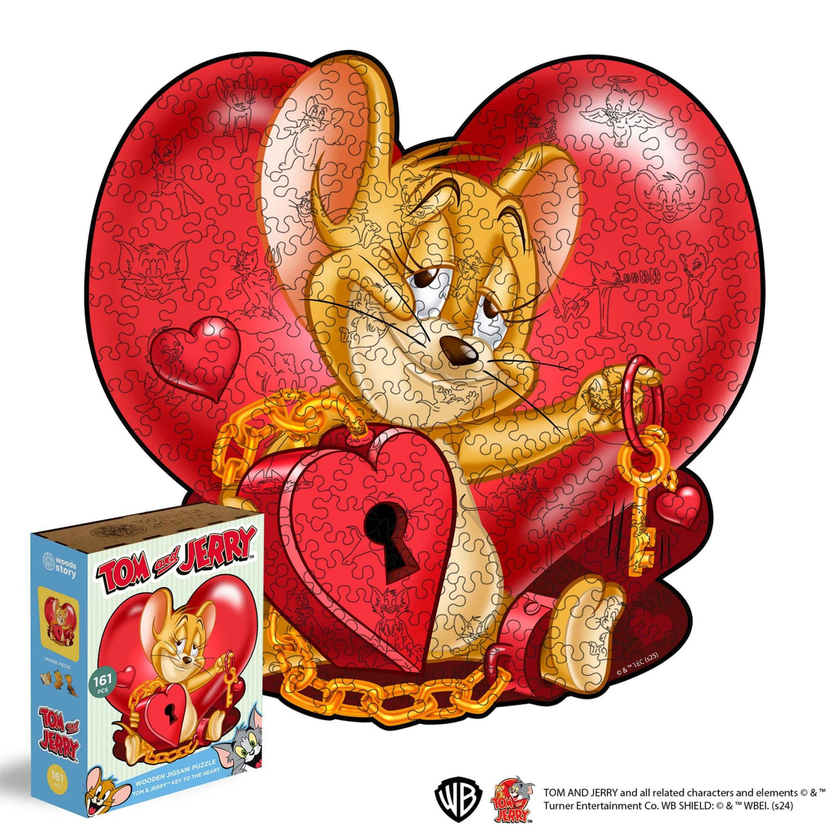 Key to the Heart Puzzle | Tom & Jerry™ by WOODS STORY®